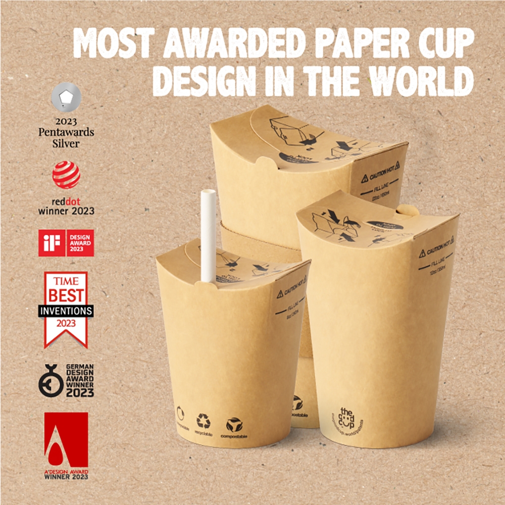Kraft The Good Cup (Foldable Lid) 35cl Kraft 35cl 12oz (1 x 1000)