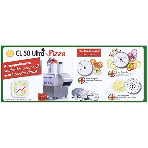 Robot Coupe CL50 Ultra + 3 Discs Veg Prep Machine