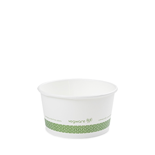Vegware Compostable Soup Container 12oz White White 12oz 34cl Board (1 ...