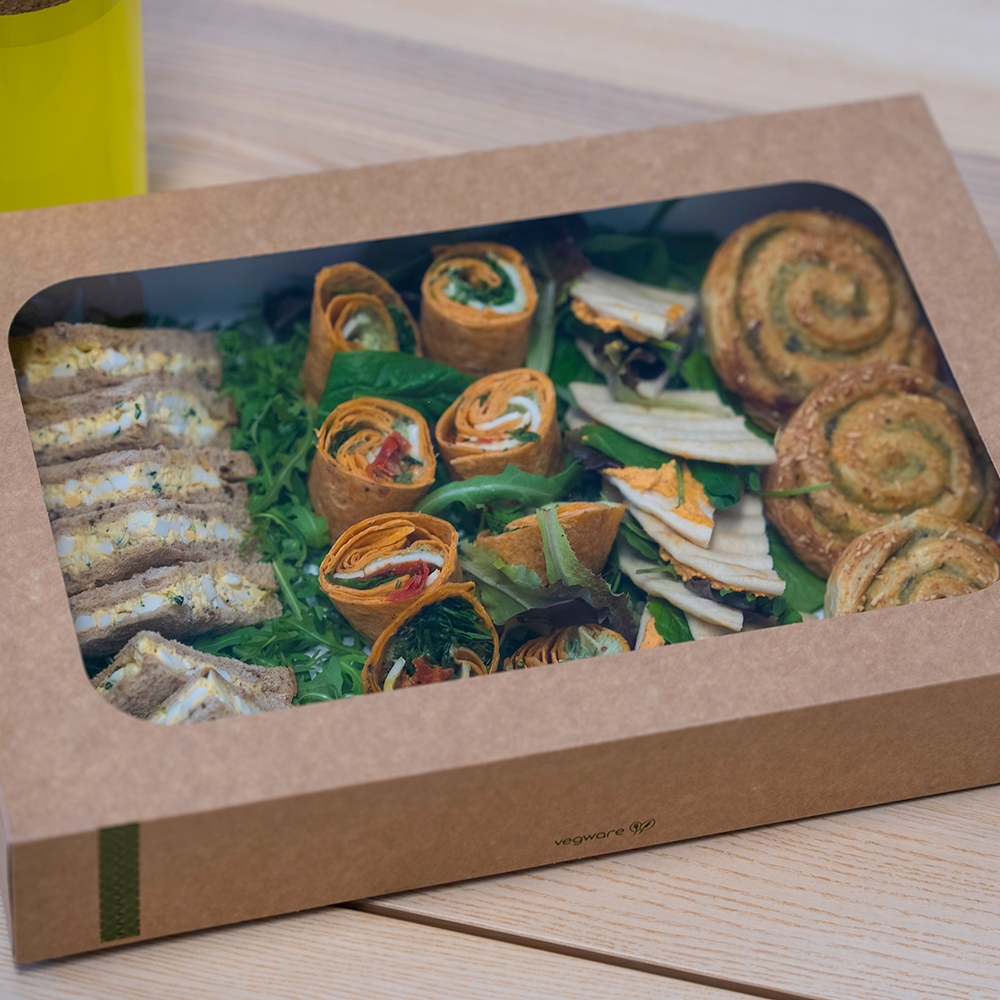 Large Sandwich Platter Box & Insert 45 x 31 x 8.2cm 45 x 31 x 8.2cm ...