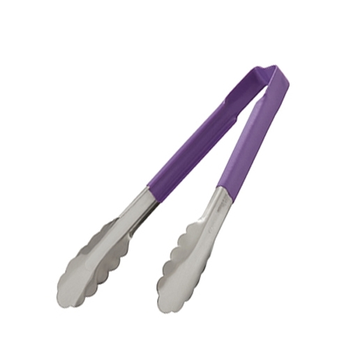 Allergen Utility Tong 24.1cm Purple Purple 24.1cm Stainless Steel (Each)
