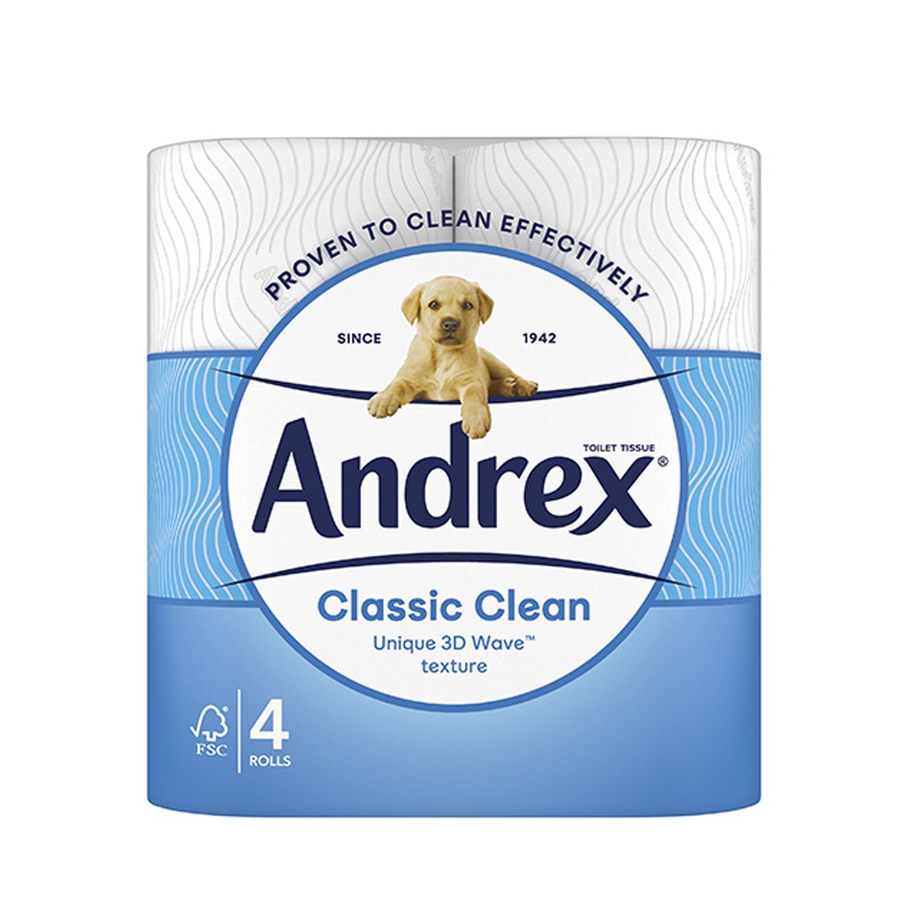 Andrex 2 Ply Toilet Roll Classic White | Alliance Online