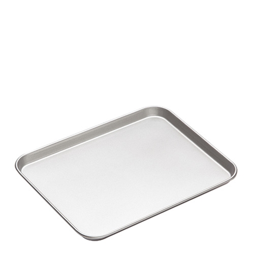 Non Stick Oven Baking Tray 38x30x2cm Silver Silver 38x30x2cm Steel Each Non Stick Oven Baking Tray 38x30x2cm Silver Silver 38x30x2cm Steel Each