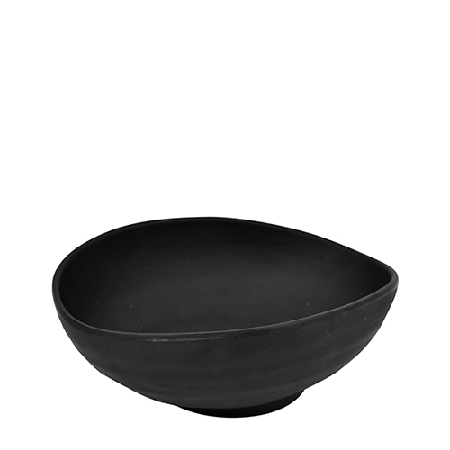 Dalebrook Noir Melamine Bowl 24 x 20 x 8.8cm Black Black 24 x 20 x 8 ...