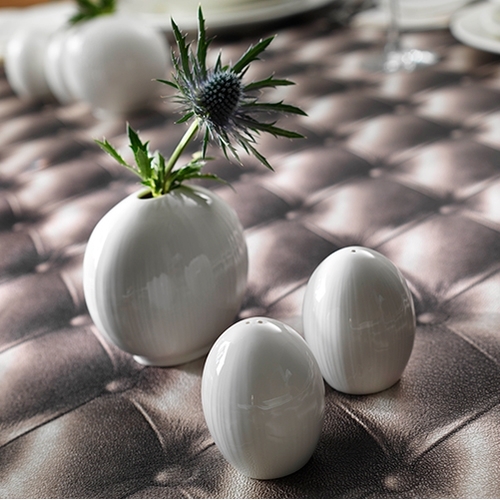 Steelite Spyro White Salt Pot 30.6 x 21.6 x 22.4cm White 30.6 x 21.6 x ...