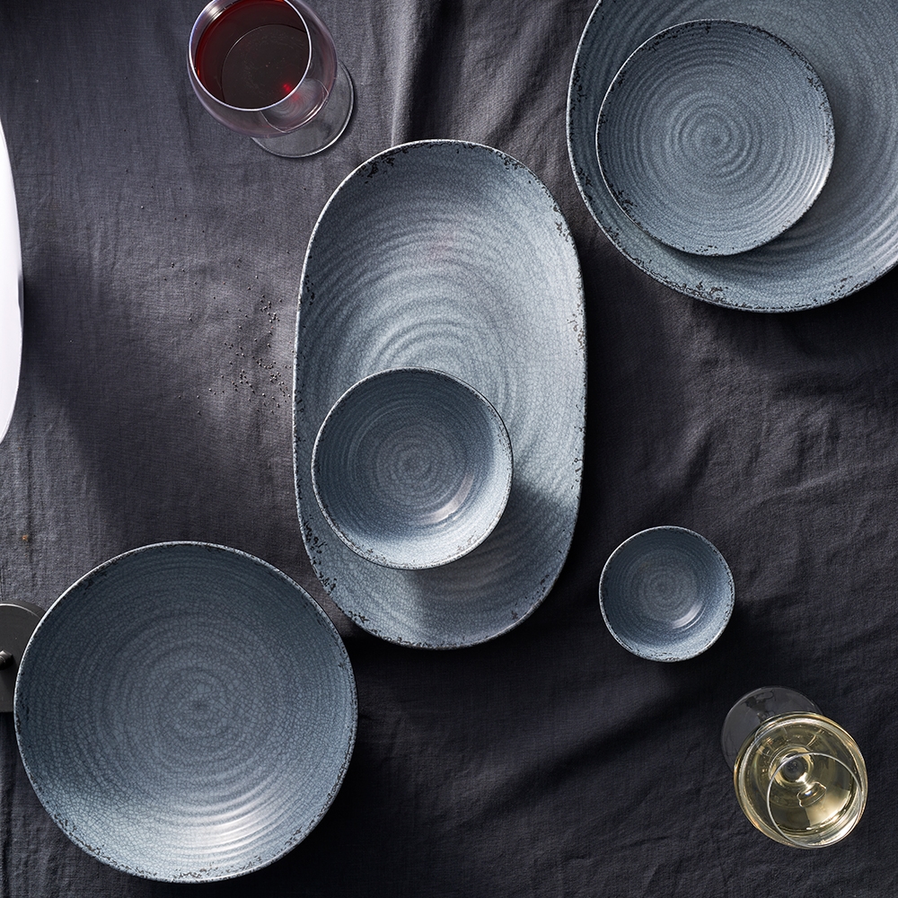 Creations By Steelite Pompeii Melamine Slate Bowl 9.38" Slate 9.38" 23 ...