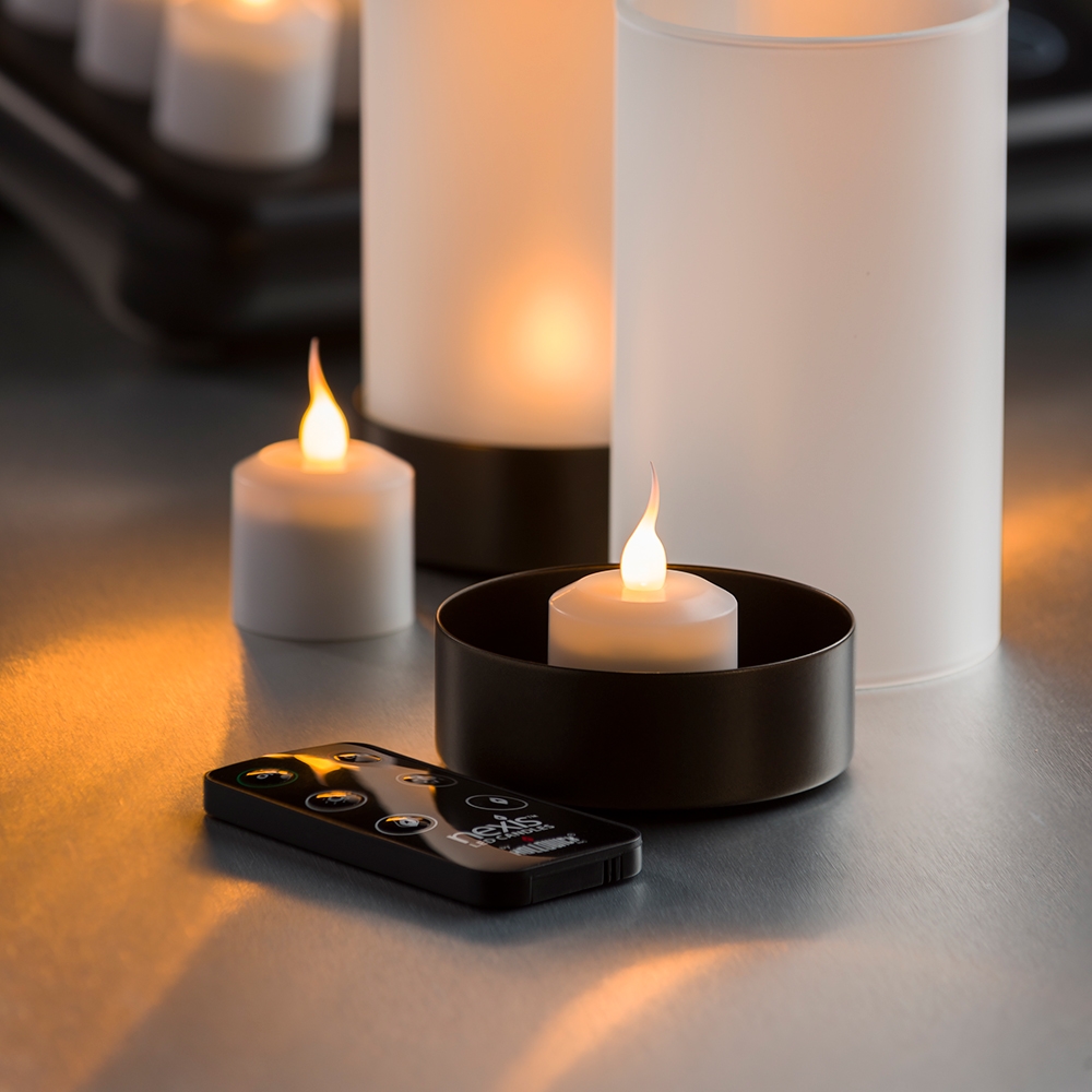 Hollowick Nexis White LED Tealight Candle (10-Pack) White (1 x 10)