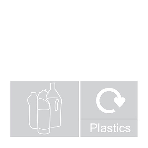 Plastics Recycling Sticker For PROB0001-4 Lids (Each)