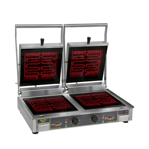 Roller Grill PREMIUM VC DFT Ceramic Contact Double Grill Flat T&B