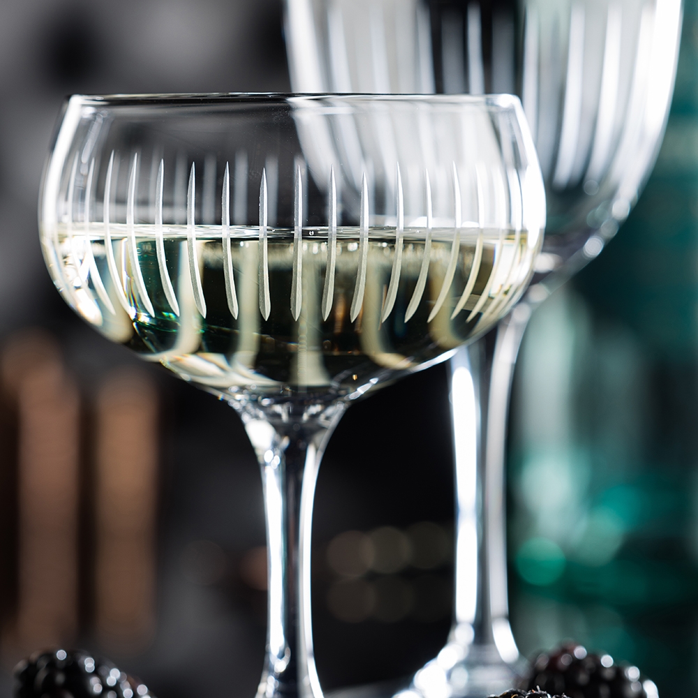 Utopia Raffles Lines Nick & Nora Glass 17cl 17cl 6oz Glass (1 x 6)