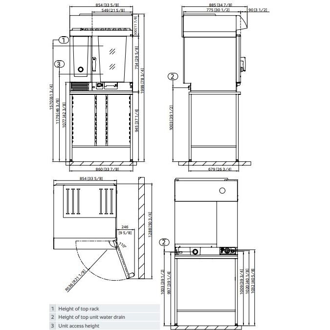 Rational Stainless Steel Ultra Vent For 6 Grid and 10 Grid Stainless ...