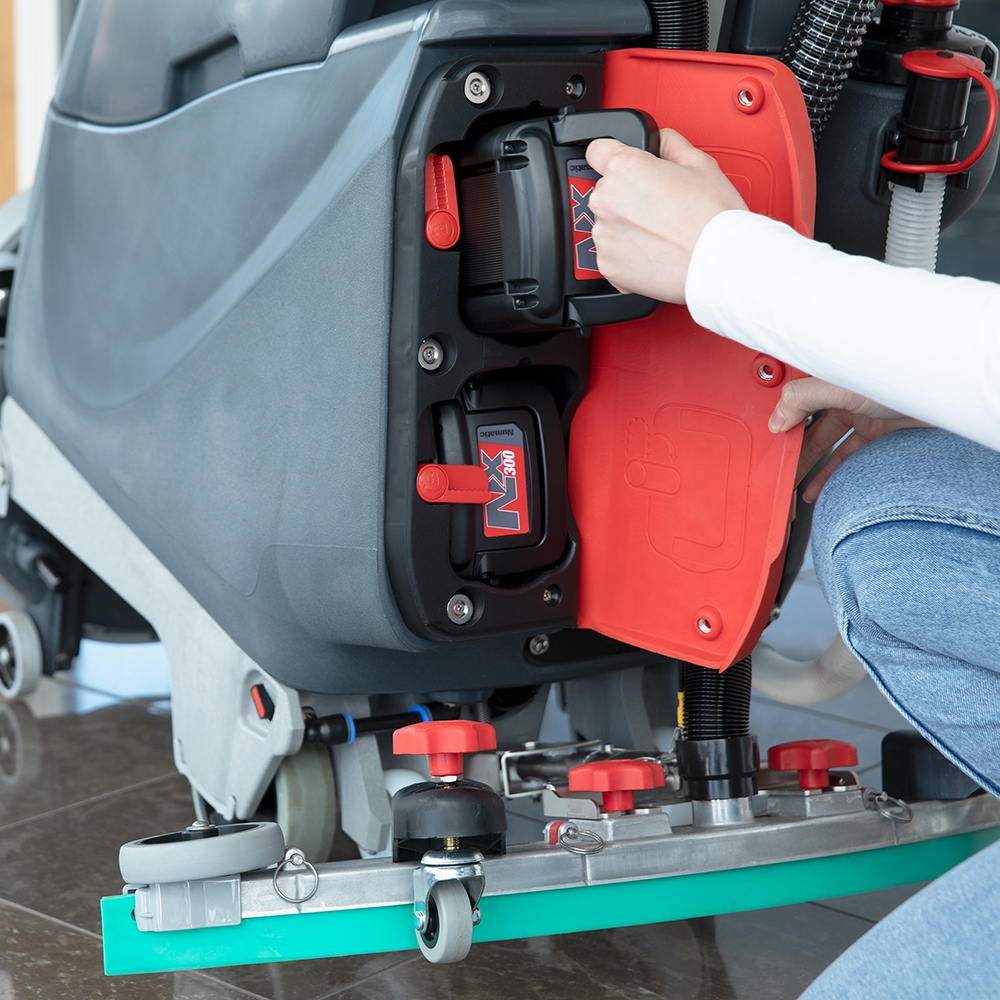 Numatic TTB3045NX Cordless Compact Scrubber Dryer Cleaning Width: 45cm ...