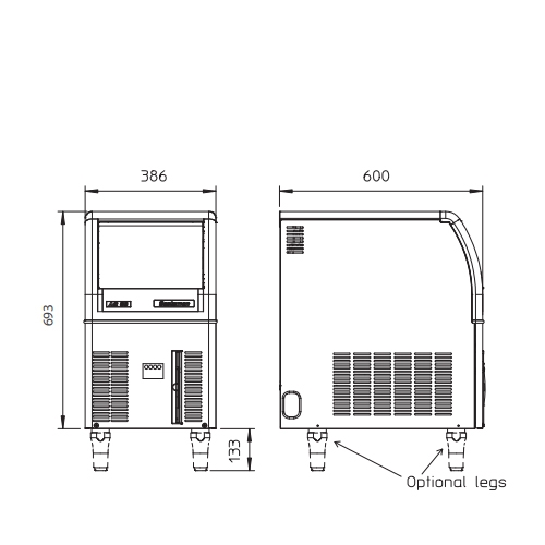 Scotsman AC 57 EcoX Self Contained Ice Machine | Alliance Online