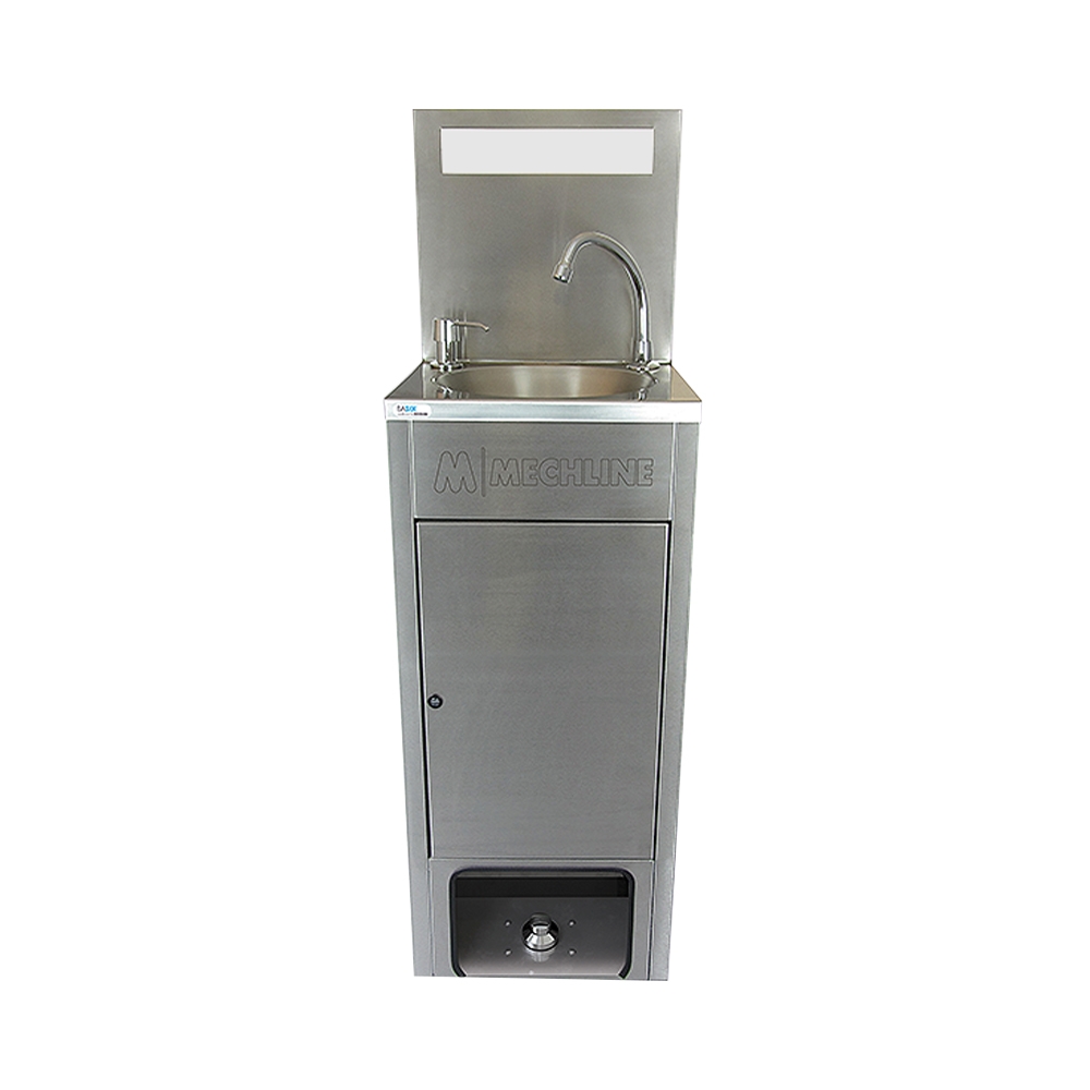 Mechline BSX-MHB-HCW-T Stainless Steel Mobile Hands Free Handwash ...